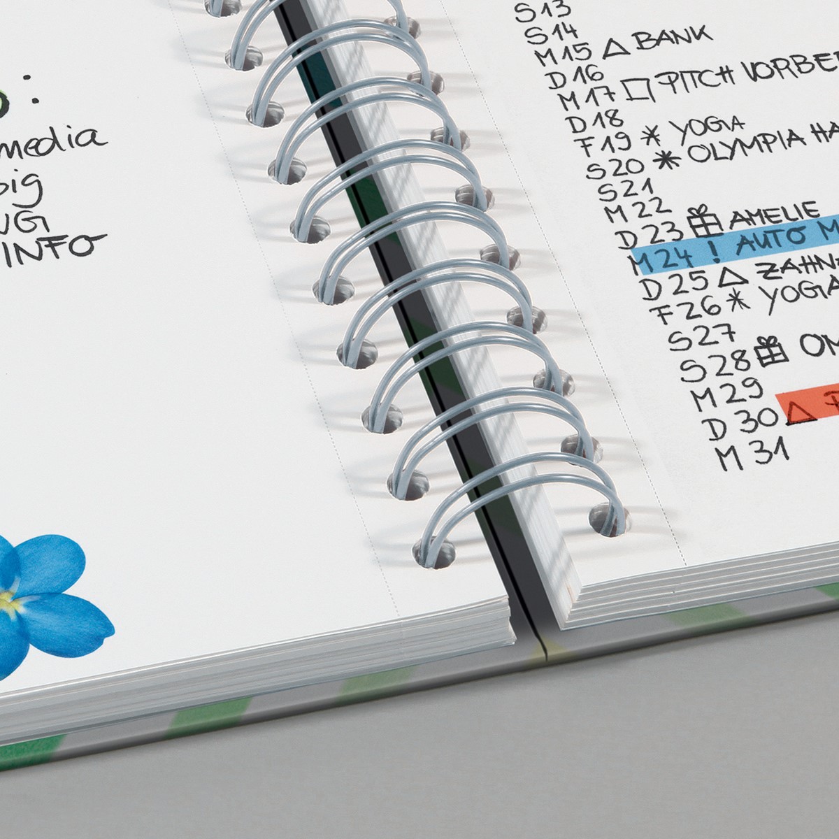 SIGEL JN650 - Spiralblock Notizblock Bullet Journal Jolie - blanko - ca ...